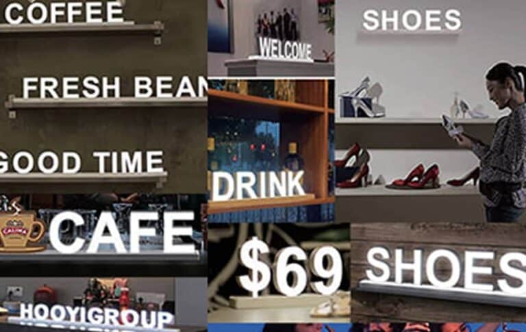 Backlit Window Display Poster Led Letters Menu Holder USA #1 NegoLuz